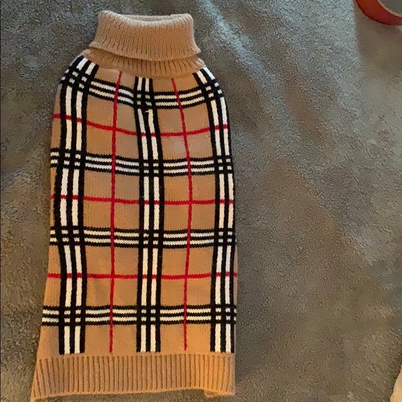 Dog | Copy Plaid Dog Sweater Nwotsz 3xl | Poshmark